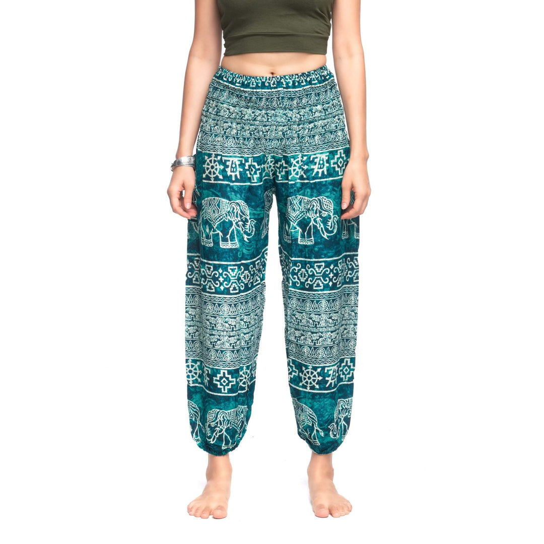 COLOMBO Elephant Pants - Teal | Harem Pants – ELEPANTA